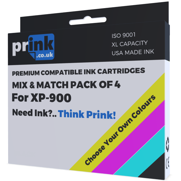 Epson XP-900 Ink Cartridges - Prink - High Yield Compatible