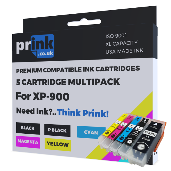 Epson XP-900 Ink Cartridges - Prink - High Yield Compatible